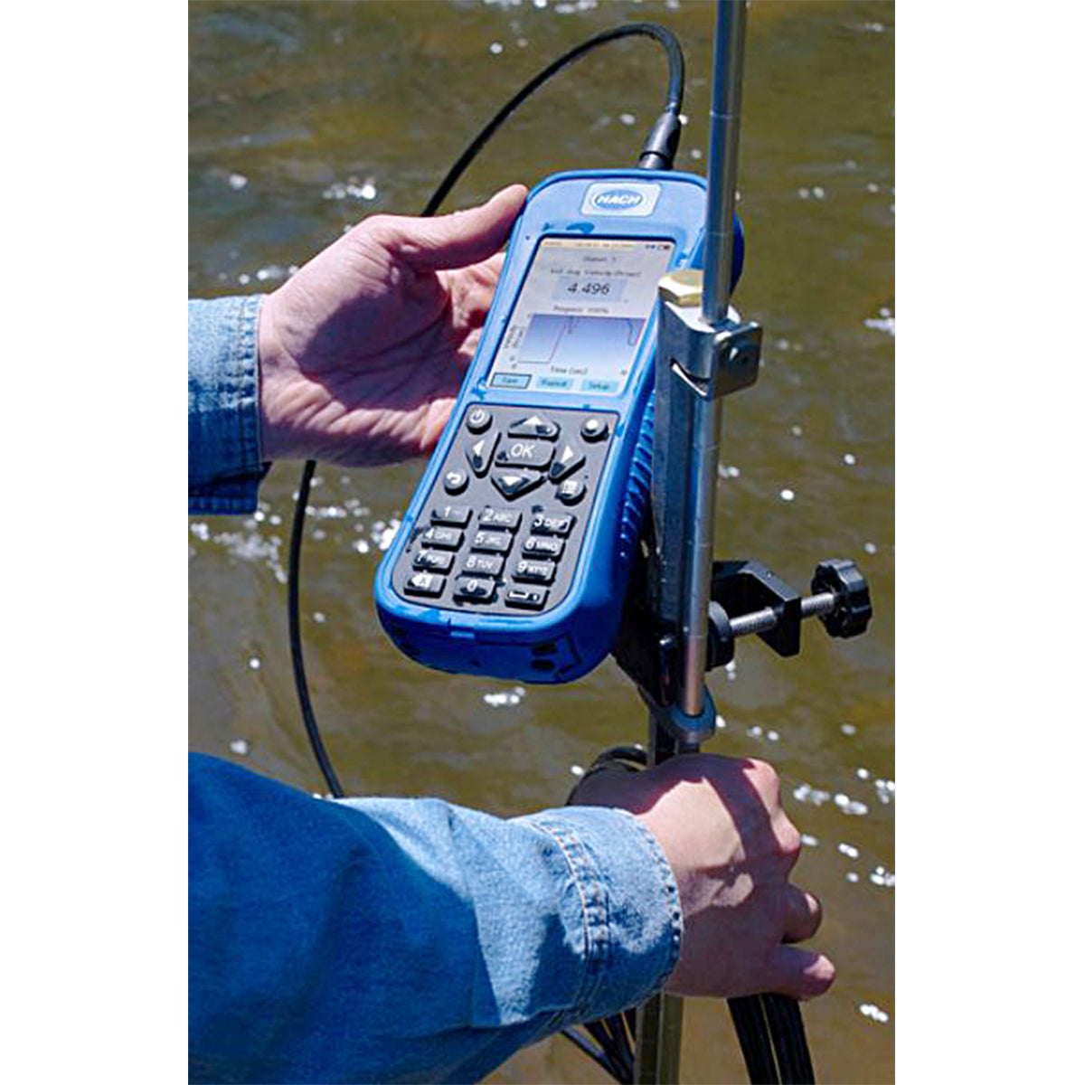 Hach FH950 Portable Velocity Meter – Pine Environmental