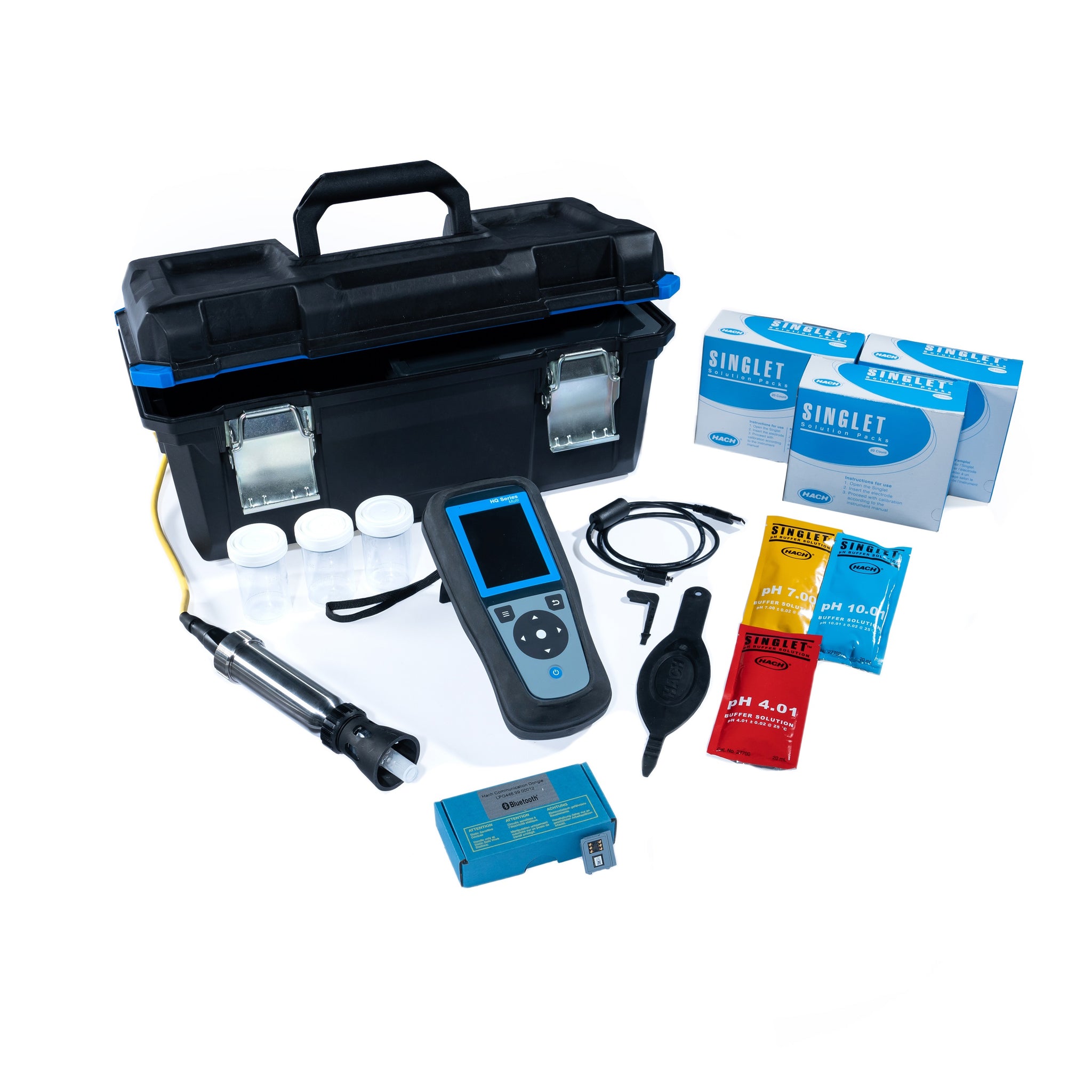 HQ2100 Portable Multi-Meter with Gel pH Electrode PHC101, 1 m Cable – Pine Environmental